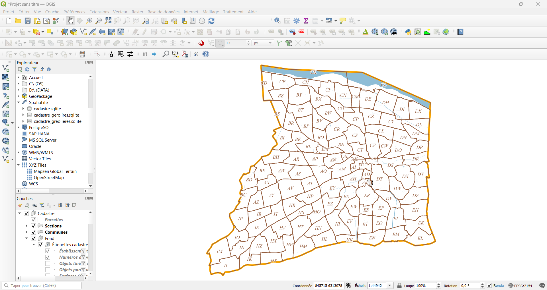 Comment utiliser l'extension cadastre - Cartographie et SIG ...
