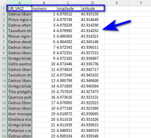 Importer des données à partir d'un fichier csv dans qgis - artographie et SIG - Assistance et ...