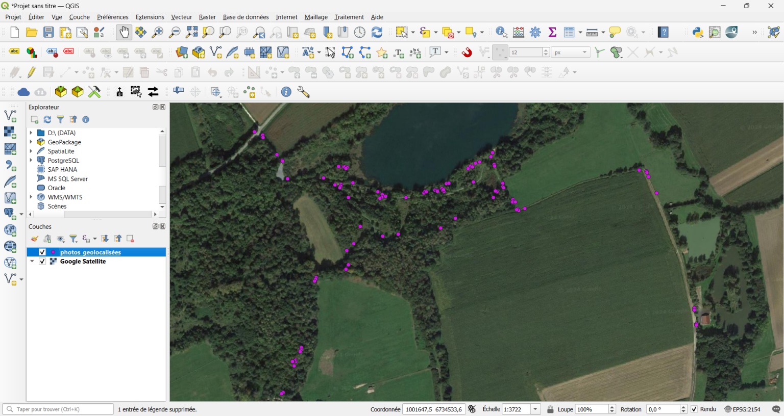 Qgis - l'extension import photos - Cartographie et SIG - Assistance et formation SIG.